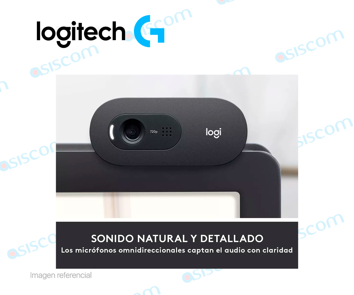 CÁMARA WEB LOGITECH C505 HD 720P CON MICRÓFONO